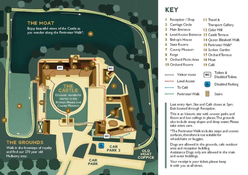 Visitor Map - Hartlebury Castle